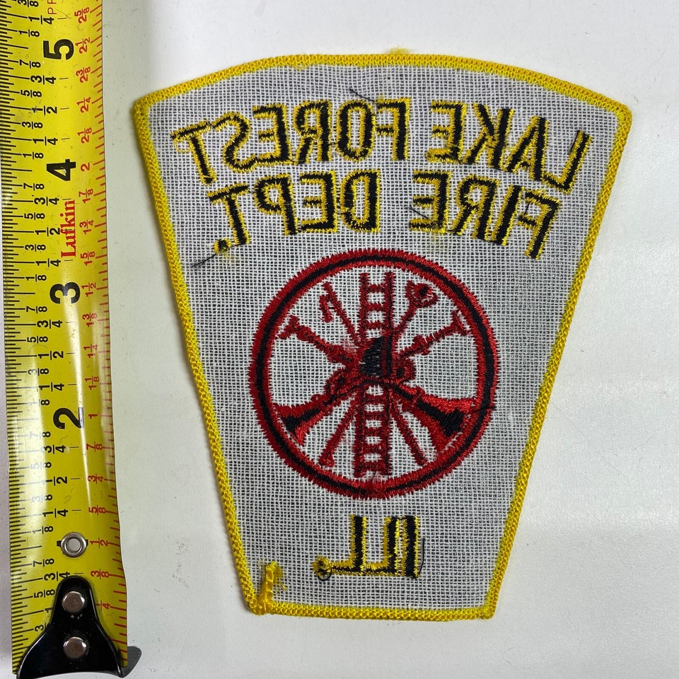 Lake Forest Fire Illinois IL Rescue Patch M5 | eBay