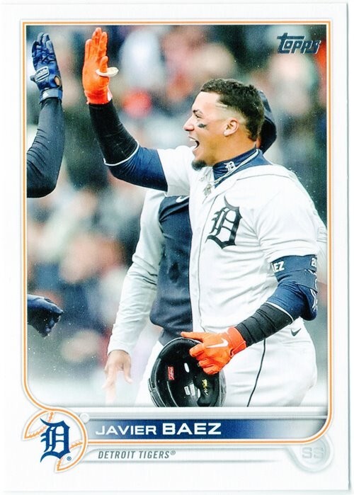 2022 Topps Update Photo Variations SP #US89 Javier Baez Tigers | eBay