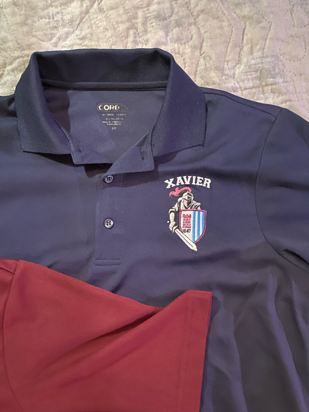 Xavier High School Uniform Sweater and 2 Polos - Gem