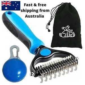 for Easy Mats & TanPet -Grooming Tool - 2 Sided Undercoat Rake for Cats ...