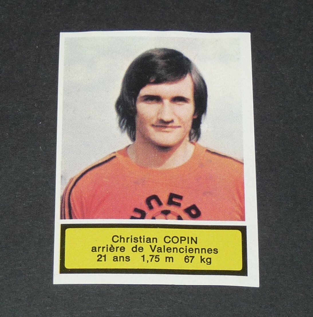 #305 COPIN USVA VALENCIENNES ANZIN AGEDUCATIFS FOOTBALL 1975-1976 ...