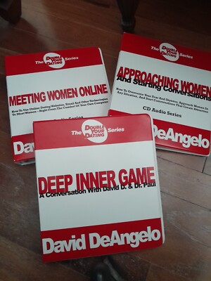 David DeAngelo Double Your Dating Products Assorted CD & DVD Programs ...