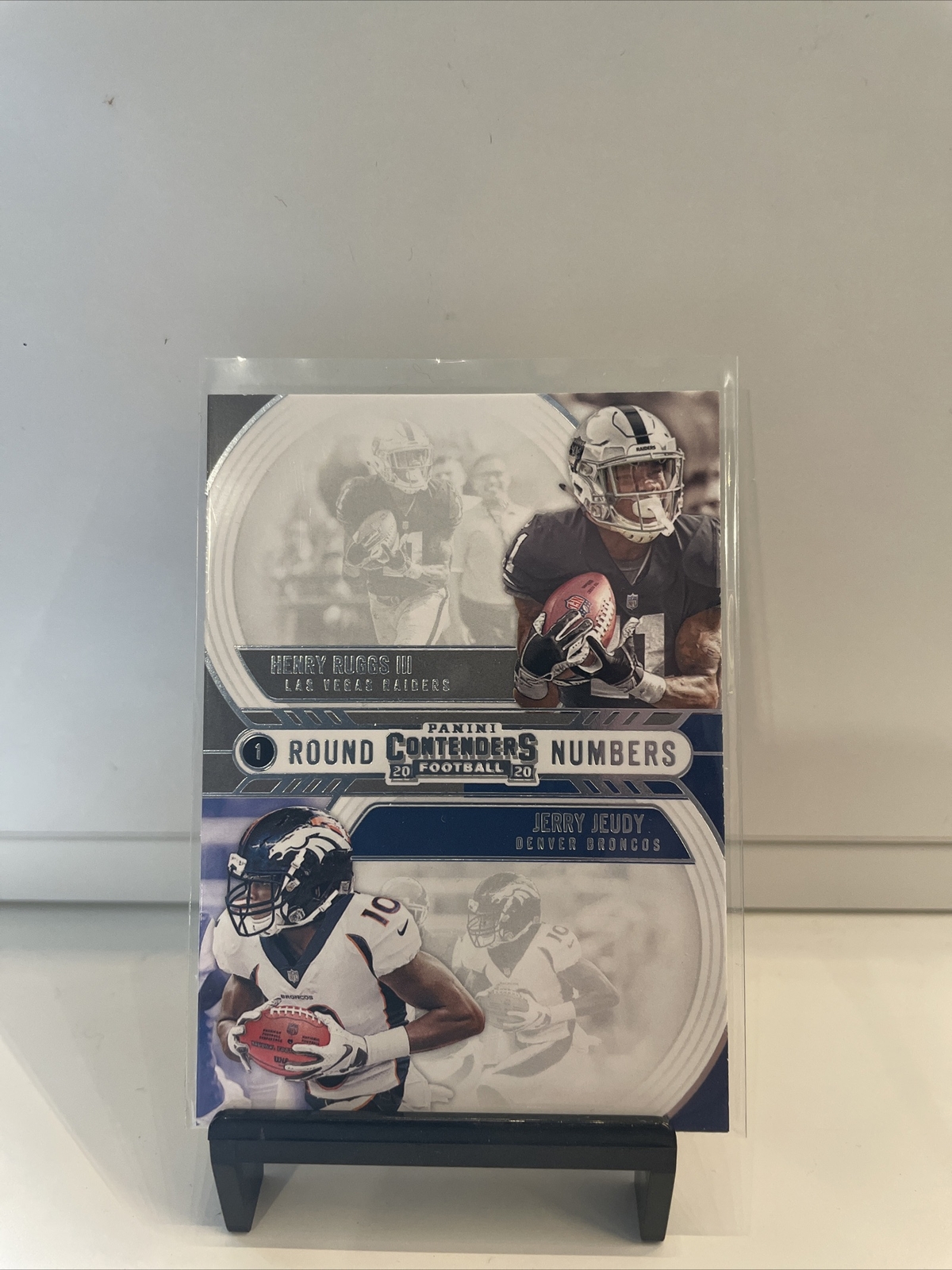 2020 Panini Contenders - Round Numbers #RN-RJ Jerry Jeudy, Henry Ruggs ...