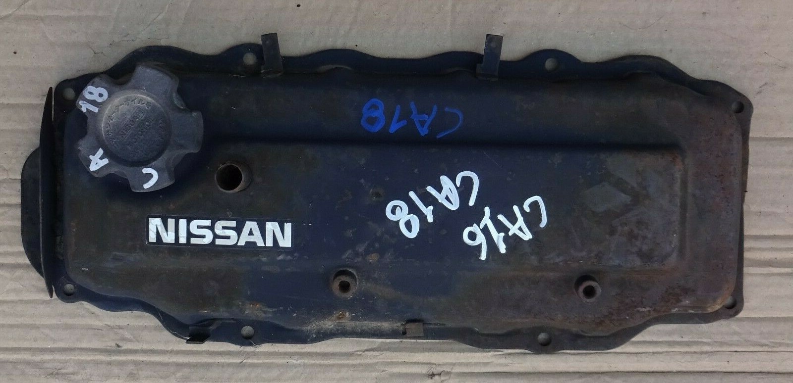 TOP VALVE COVER DATSUN NISSAN STANZA T11 CA16 CA18 8V OHC 1,6cc 1,8cc ...
