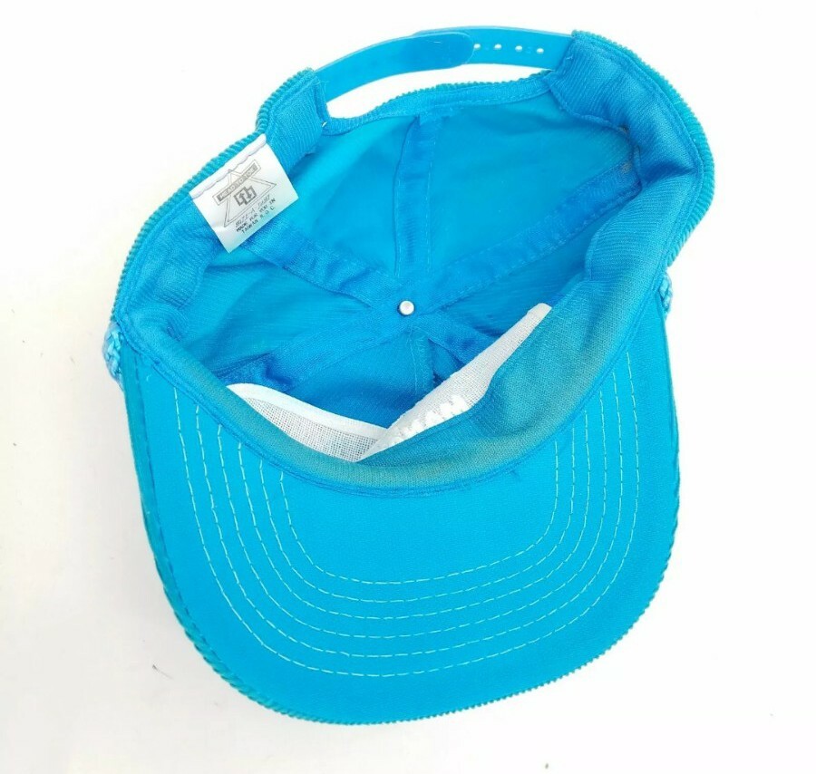 Vintage Corduroy Trucker Rope Hat Snap Back Porta Sys… - Gem