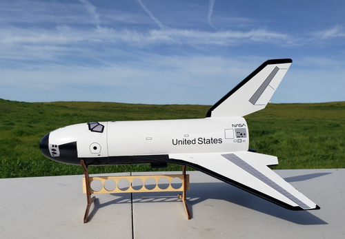 Upscale Estes Mini Shuttle #1391 Flying Model Rocket kit 2.6 dia, 14in ...