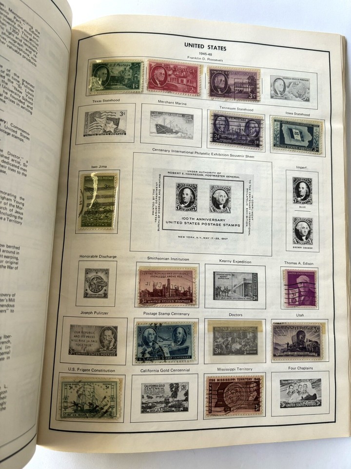 1977 The Harris Freedom Stamp Album United States , Some Stamps July ...