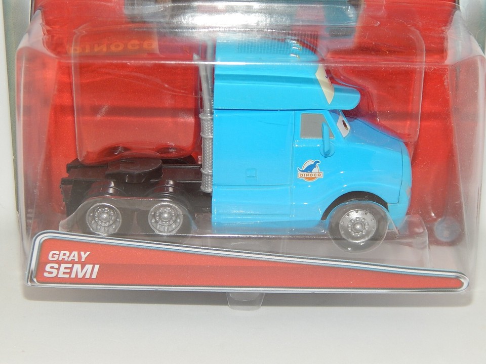 mattel disney pixar cars dinoco deluxe the kings ride gray semi | eBay