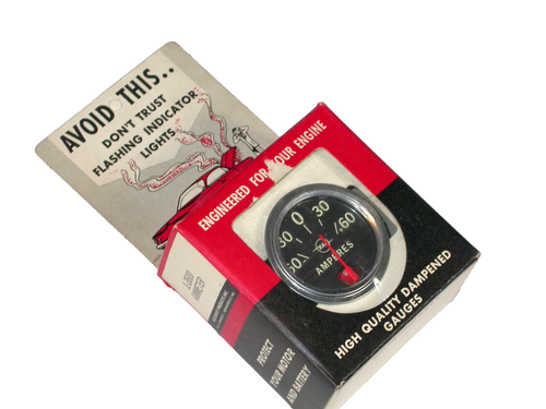 Vtg RAC Amperes Gauge Ammeter Model No L-3600 D.C Amps Meter Made USA ...