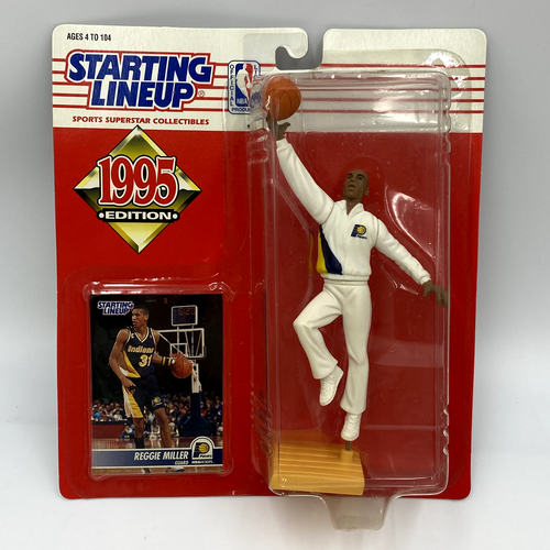 Reggie Miller 1995 Starting Lineup Kenner Indiana Pacers Figure and ...
