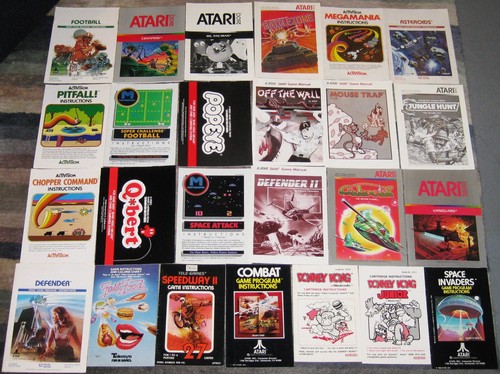 Authentic Atari 2600 Manuals Booklets - Very Good - You Pick, Choose ...