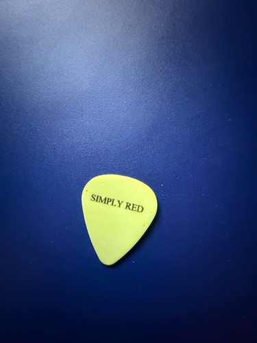 SIMPLY RED ))) - guitar pick VERY RARE!!! | eBay