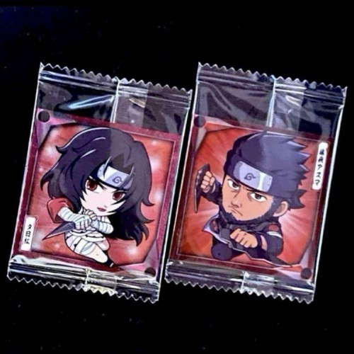 Naruto Shippuden Seal Wafer 2 Sunset Red Sarutobi Asuma Piece Set | eBay