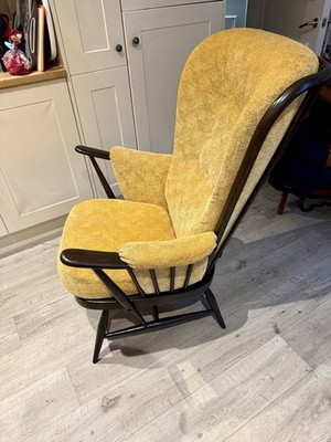 Vintage 1950s/60s Ercol Evergreen Windsor Lounge Chair – Mid-Century ...