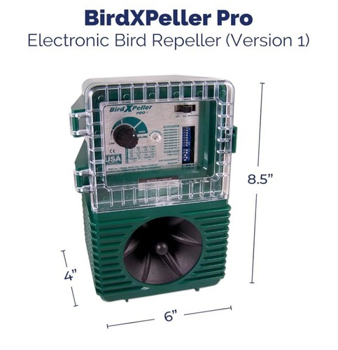 Bird-X Pro #1 Bird Xpeller Electronic Bird Repeller Pigeon Starling ...