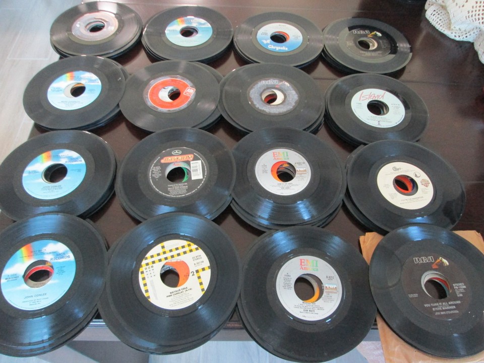 LOT OF 250 45 RPM RECORDS FROM THE 80'S ALL GENRES | eBay
