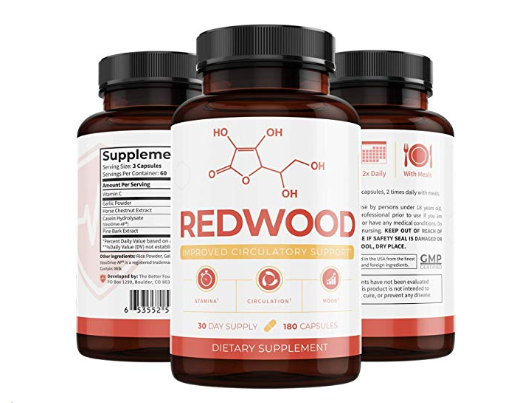Redwood Nitric Oxide Booster - 90 Capsules for sale online | eBay