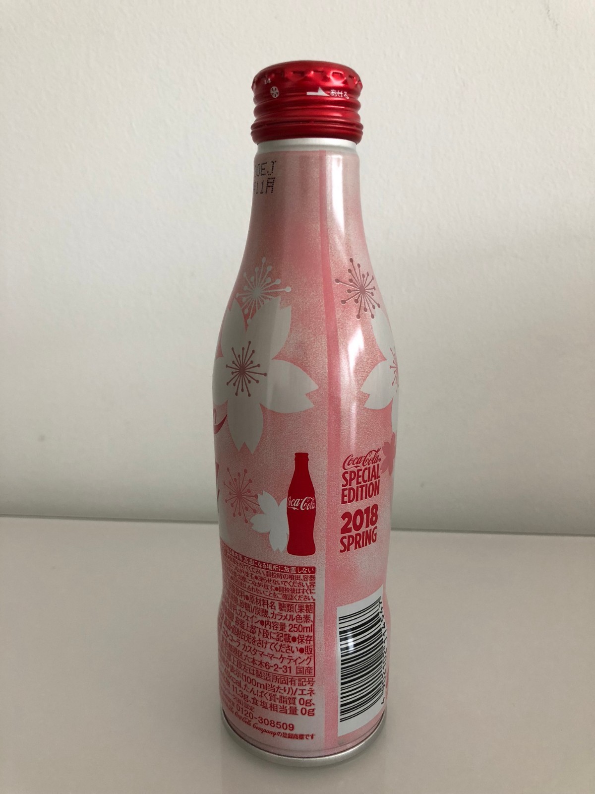 Coca Cola 2018 Special Edition Sakura Aluminum Full Bottle Cherry ...