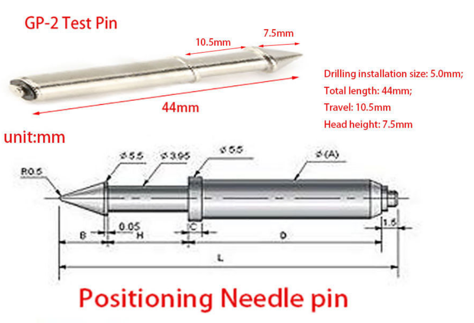 Spring Test Probe Pogo Pin Receptacle Tool Set Dia 0.68mm-2.36mm ...