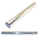 2.5" (64mm) Aluminum pipe straight 2' (61cm) section intake/intercooler ...