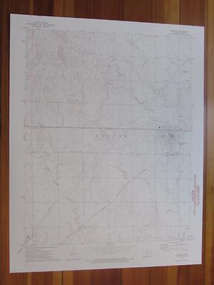 Ashland Kansas 1974 Original Vintage USGS Topo Map | eBay