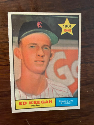 1961 TOPPS #248 ED KEEGAN KANSAS CITY ATHLETICS BASEBALL CARD NM/MT | eBay