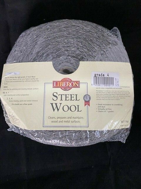 1kg HIGH QUALITY STEEL WIRE WOOL CHOICE OF GRADE 0000 ULTRAFINE TO 4 EX ...