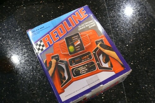 Vintage KENNER REDLINE DRAG RACING Electronic Handheld video game HOLY ...