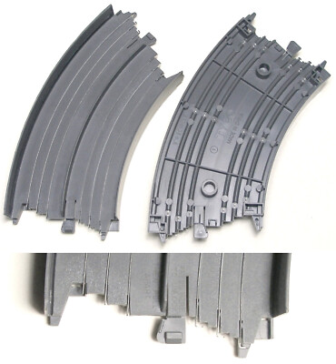 2pc TYCO TCR Slot less Car Total Control Racing 1/8 9" Radius CURVE ...