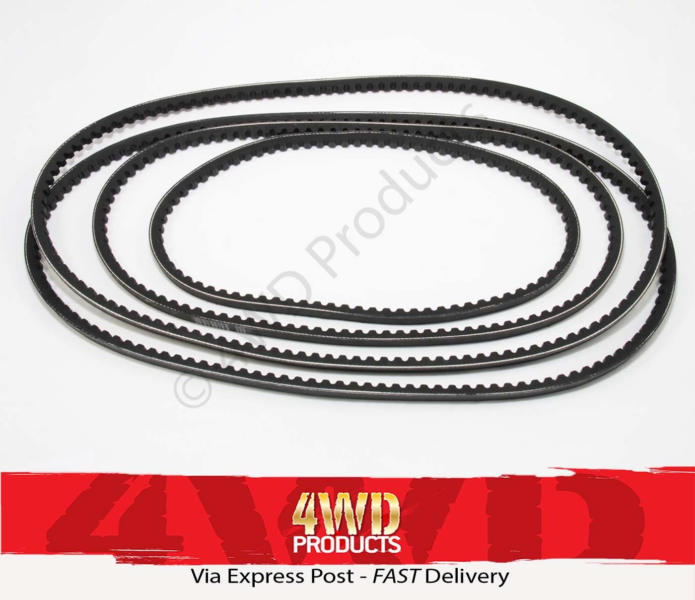 Fan / Power Steer / Air Con Belt kit for Hilux LN106 LN110 LN111 2.8D ...