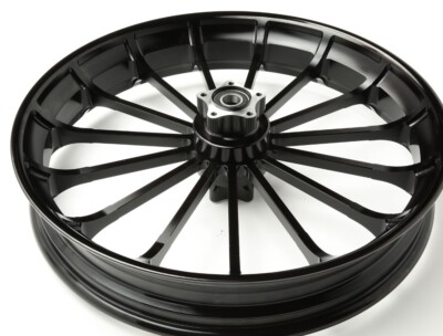 Black Rotary Forged 23" Wheel for Harley-Davidson Motorcycle Dyna | eBay