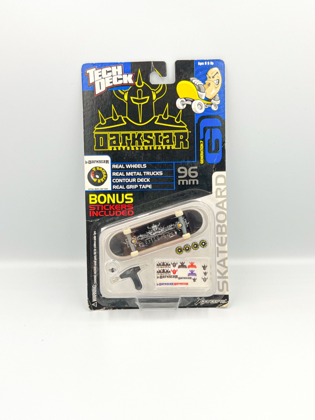 Vintage TECH DECK Darkstar Generation 7 Fingerboard Skateboard SEALED ...