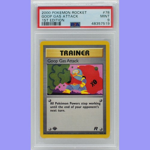 Pokemon 1st Edition Goop Gas Attack 78/82 Team Rocket PSA 9 MINT | eBay