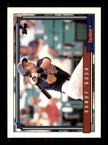 1992 Baseball Topps Randy Bush Minnesota Twins #476 | eBay