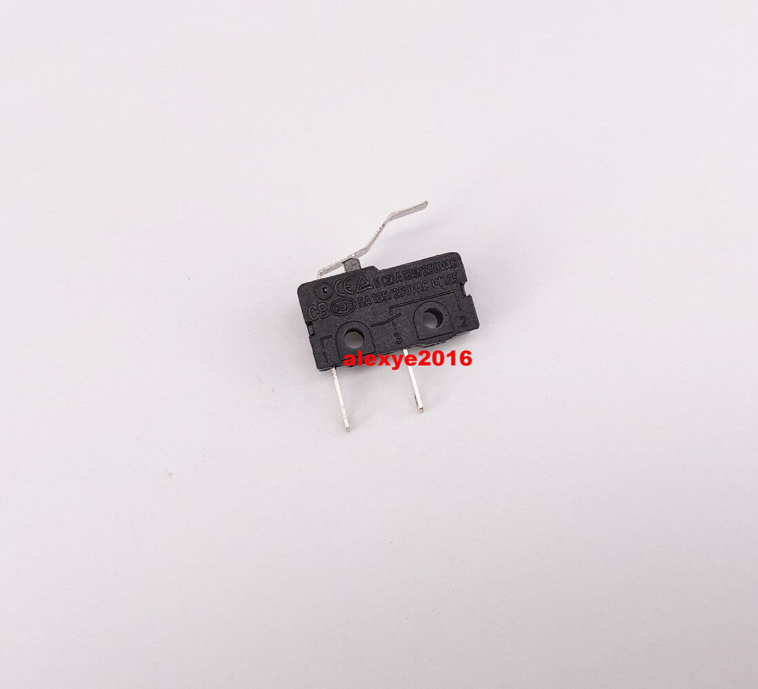 JUFOND SW312 Micro Switch COM and NO 2 Pins Normally Open with Press ...