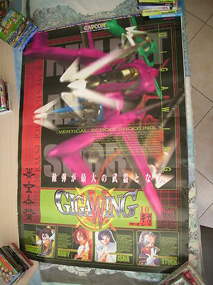 >> GIGAWING GIGA WING CAPCOM SHOOT CPS2 ARCADE B1 SIZE OFFICIAL POSTER!