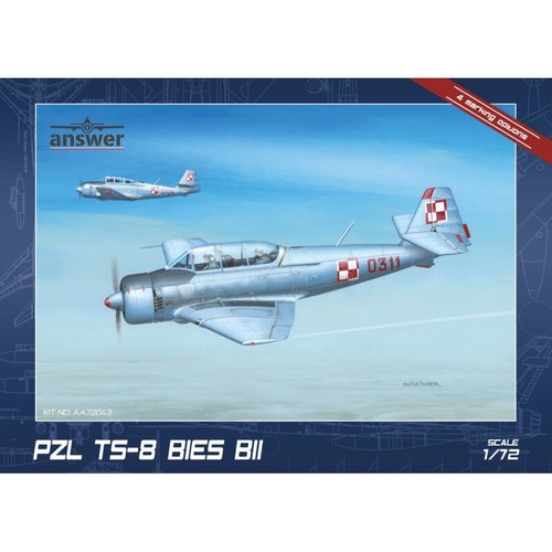 Answer AA72043 PZL TS-8 Bies BII 1/72 plastic kit | eBay Australia