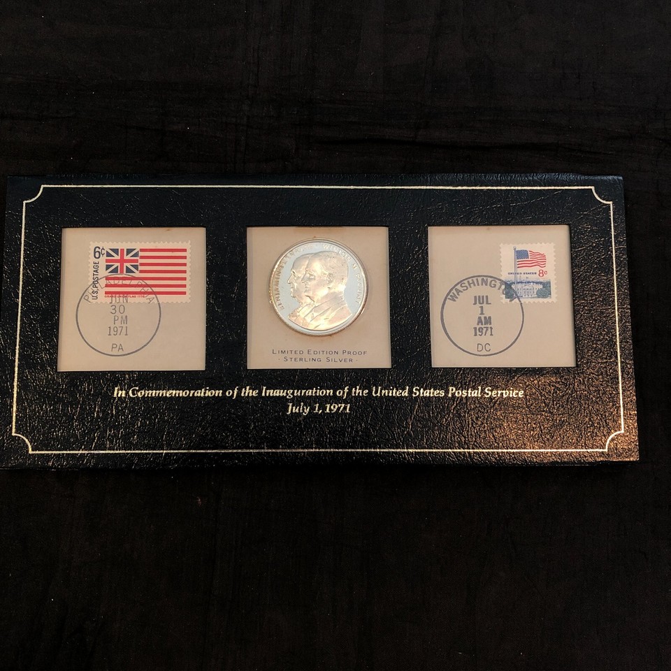 INAUGURATION OF THE UNITED STATES POSTAL SERVICE SILVER PROOF MEDAL ...