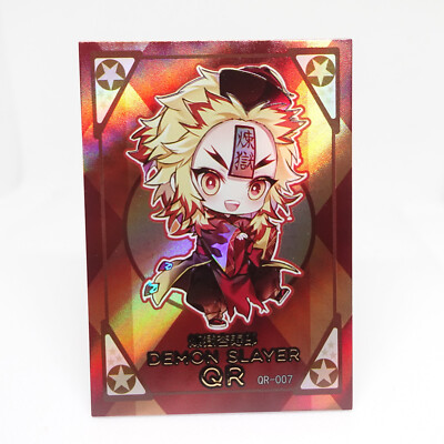 Demon Slayer QR Rengoku Halloween QR Holo Foil Trading CCG TCG Card | eBay