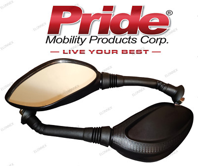 PRIDE MOBILITY SCOOTER MIRRORS PRIDE PAIR PREMIUM QUALITY | eBay