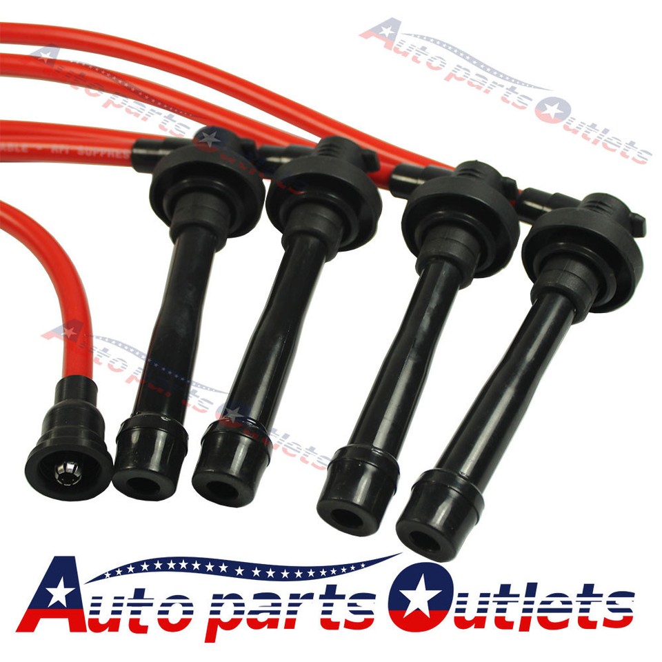 SPARK PLUG WIRE SET FOR HONDA 92-00 CIVIC DEL SOL EG EK EJ D15/D16 ...