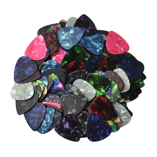 100 pcs New Blank Heavy 0.96mm Celluloid Guitar Picks Plectrums ...