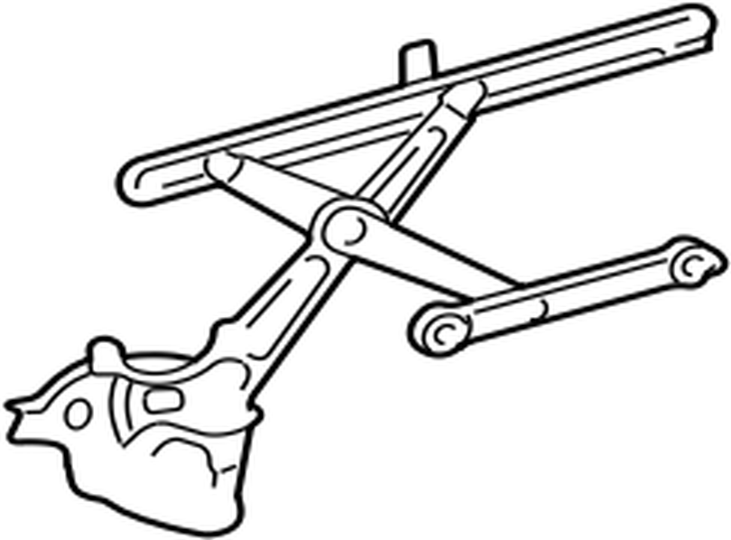 69801-58010 Toyota Regulator sub-assy, front door window, rh 6980158010 ...