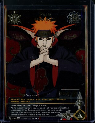 2010 Naruto TCG Series 19 Pain (Deva Path) N-1000 Super Rare 1st ...