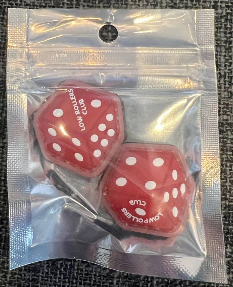 Low Rollers Club "Supreme Red" Dice Patch Set Of Two Patches | eBay