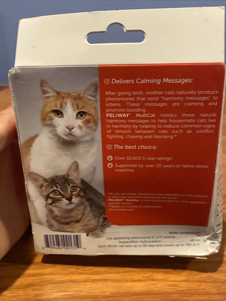 Feliway Plug In Multicat Diffuser Starter Kit for Cats | eBay