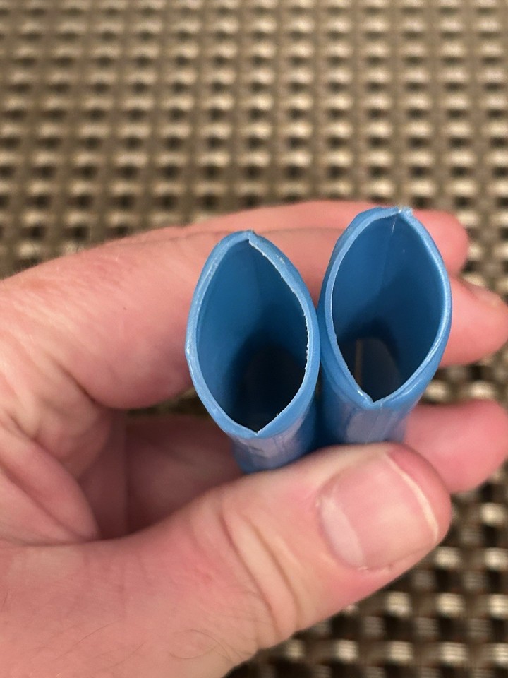 Vintage 1970's Original MEGO Blue Batman Boots for 8" Action Figure ...