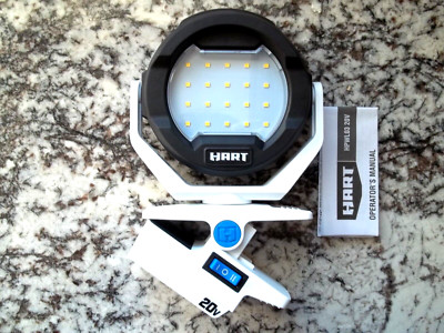 NEW HART 20-Volt Lithium Ion LED Clamp Light HPWL03 20V - Light Only | eBay