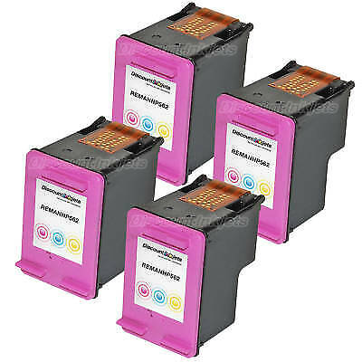 4 Pack CH562WN Color Ink Cartridge for HP 61 Deskjet 2510 2512 2514 ...