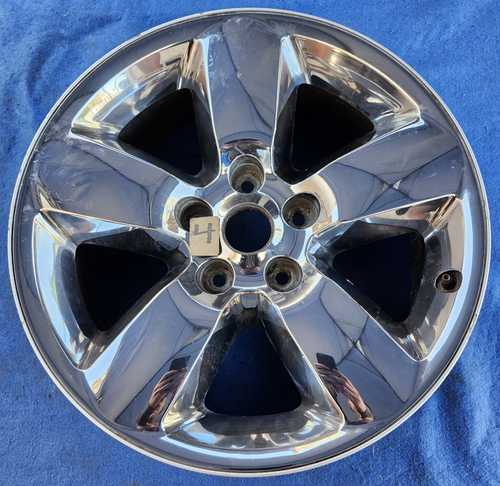 (1) 20" DODGE RAM 1500 FACTORY OEM 5 LUG CHROME CLAD ALLOY WHEEL RIM ...